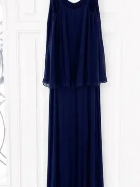 Phase Eight | Dresses | Phase Eight Nwt Blue Silk Tiered Maxi Dress Xl ...